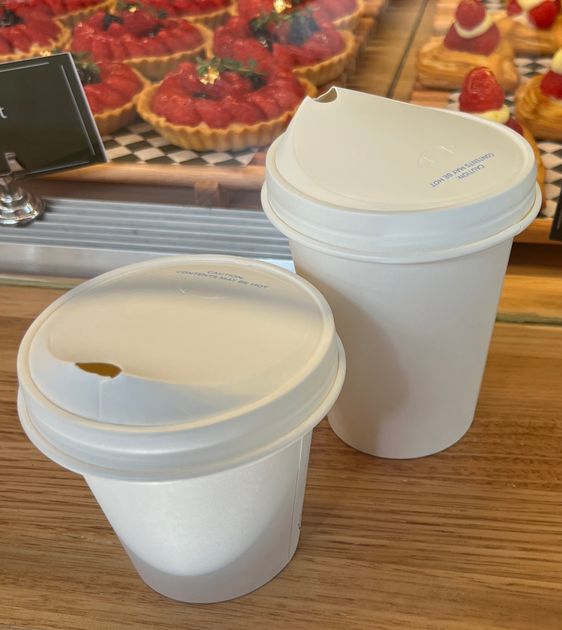 Home Compostable Paper Sipper Lids (Size:90mm) (Qty:1000)