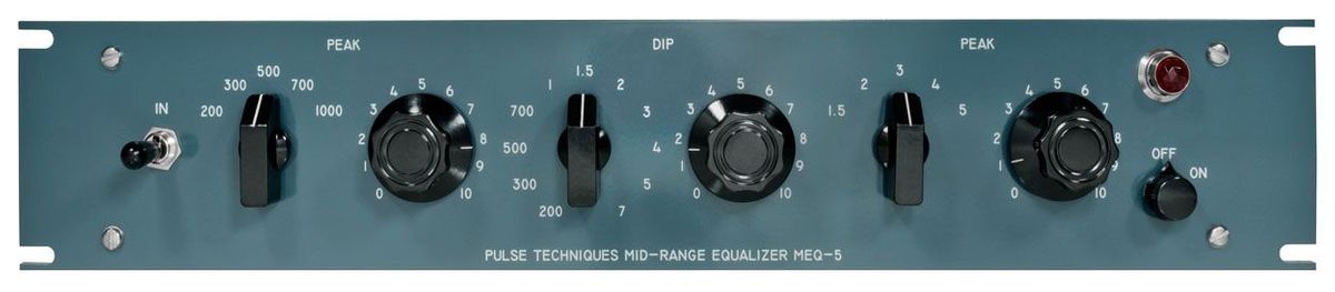 Pultec MEQ-5 Tube Midrange Equalizer