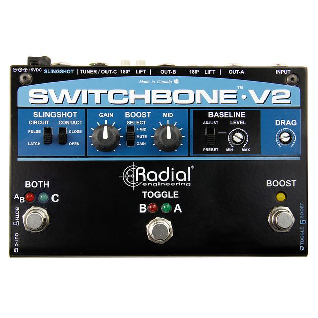 Radial Switchbone V2 ABC/Y switcher and booster, class-A