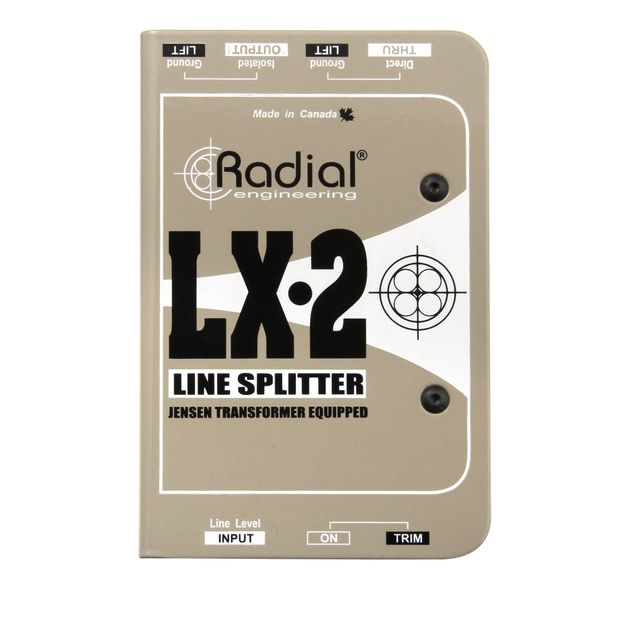 Radial LX-2 Passive Line Level Splitter & Attenuator