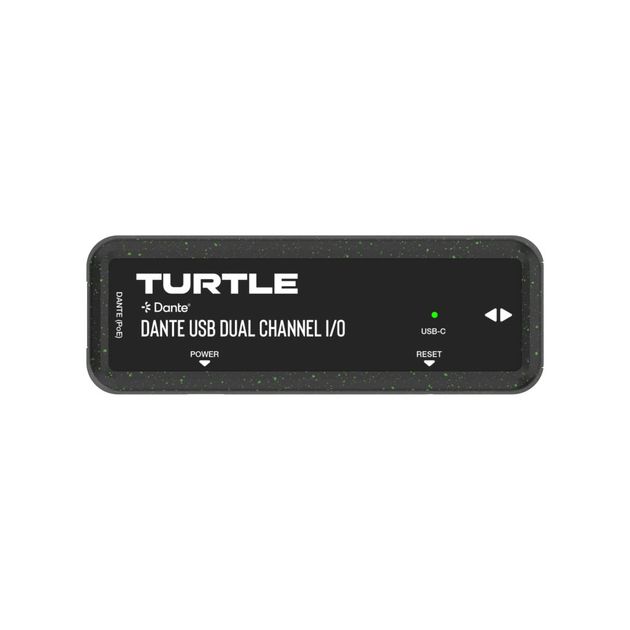 Turtle AV Dante Dual Channel USB-C I/O Adapter