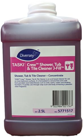 Diversey Crew Shower Tub&Tile J-Fill 2.5 | Rapid Clean Newcastle