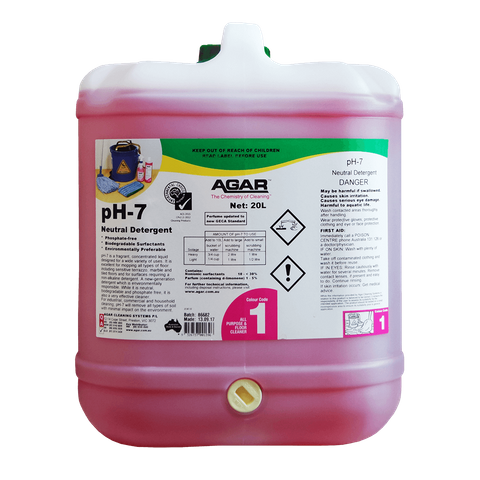 AGAR PH7 NEUTRAL ALL PURPOSE CLEANER 20L WELCOME TO THE SUPPLY GUYS
