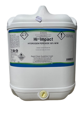 HI - IMPACT Hydrogen Peroxide 50% - 20L WELCOME TO THE SUPPLY GUYS
