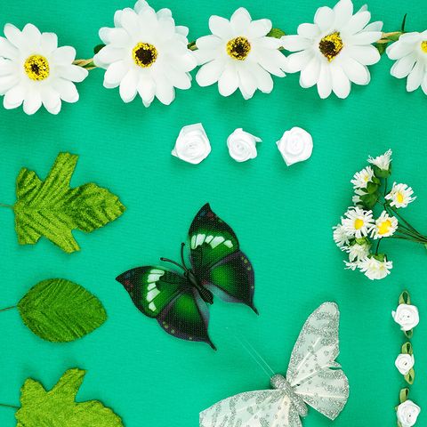 FLOWER WHITE 16PCS - Arbee Craft