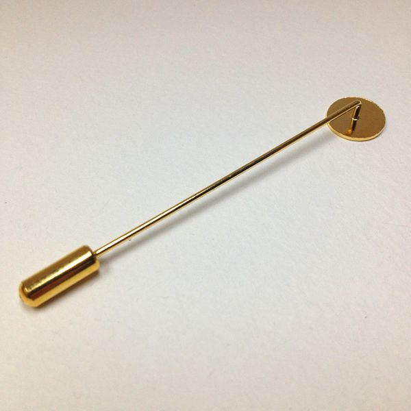 Stick Pins With Stopper Gold Pkt 20 - Arbee Craft