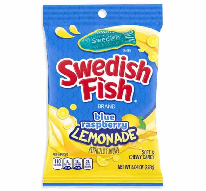 Buy Swedish Fish Blue Raspberry Lemonade Online | Remarkable Sweetshop ...