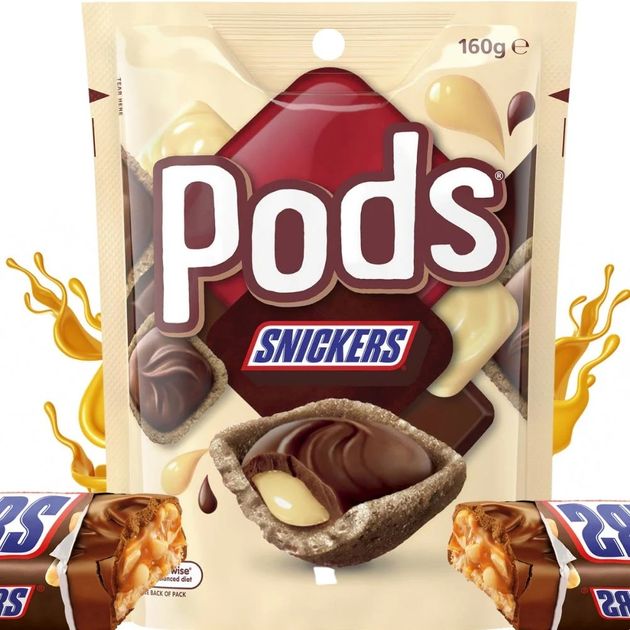 Buy Pods Snickers 160g Online | Remarkable Sweetshop | Remarkable Sweet ...