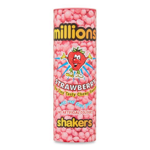 Buy Millions Shakers Strawberry 82g Online | Remarkable Sweetshop ...