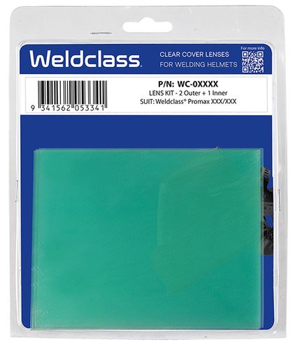 Clear Cover Lenses for Welding Helmets - Outer | Weldclass Australia