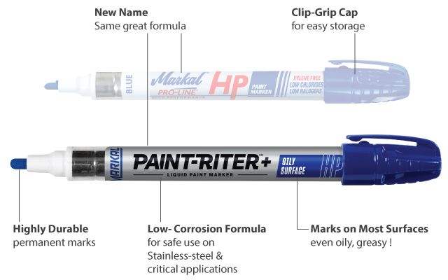 Markal Paint-Riter+ Marker Pen | Formerly Pro-Line HP | Weldclass Australia