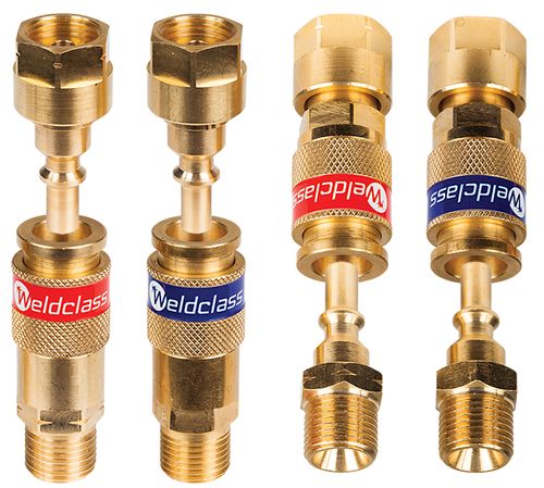 Quick Couplings: Oxy, Acetylene, LPG, Argon etc | Weldclass Australia