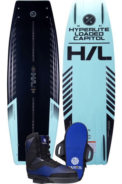 Hyperlite 2024 Capitol Loaded Wakeboard with 2025 Capitol Boots | Melbourne Wakeboard Shop ...