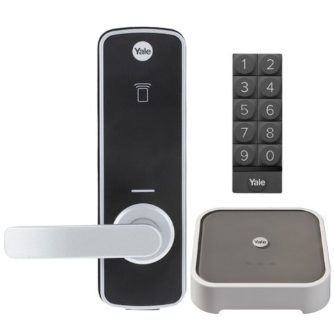 Shop YALE UNITY ENTRANCE LOCK FIRE RATED SILVER WITH CONNECT PLUS ...