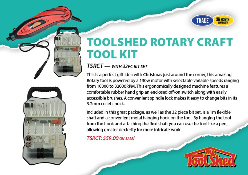 The Perfect Gift Idea: ToolShed Electric Rotary Craft Tool with ...