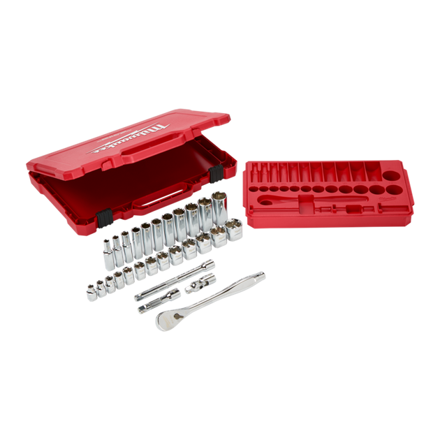 Buy Milwaukee Socket Set 3/8in Dr Imperial 28pc online in New Zealand ...