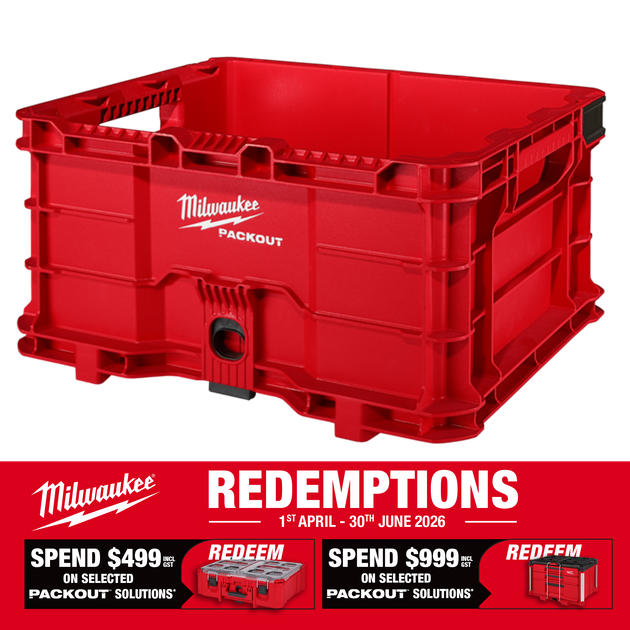 Buy Milwaukee PACKOUT Crate online in New Zealand | The ToolShed