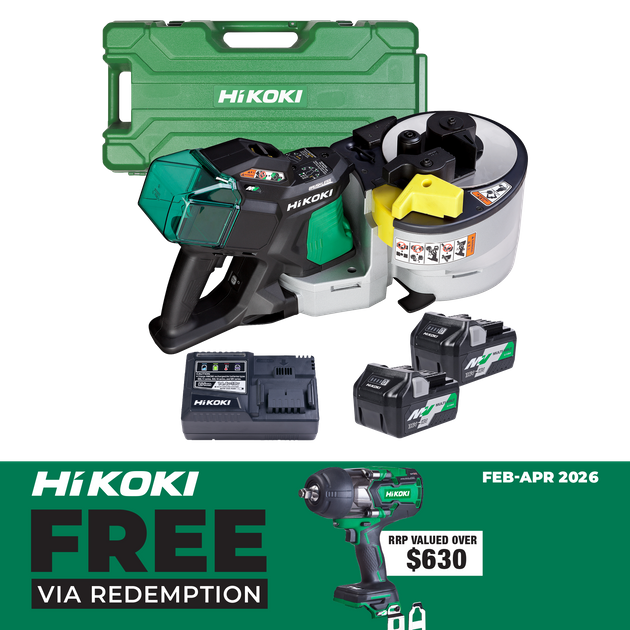 Buy HiKOKI Cordless Rebar Cutter/Bender 36V Kit online in New Zealand ...