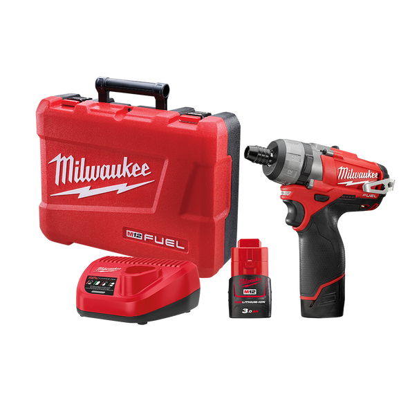 Buy Milwaukee M12 FUEL Cordless Screwdriver 2 Speed Brushless 12v 3Ah ...