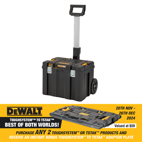 Buy DeWalt TSTAK 2.0 Mobile Tool Box online in New Zealand | The ToolShed