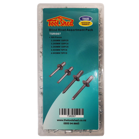 Buy ToolShed Blind Rivet Assortment Pack 500pc online in New Zealand ...