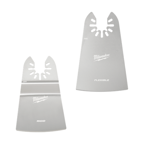 Buy Milwaukee Multi Tool Blade Stainless Steel Rigid and Flex Scraper ...