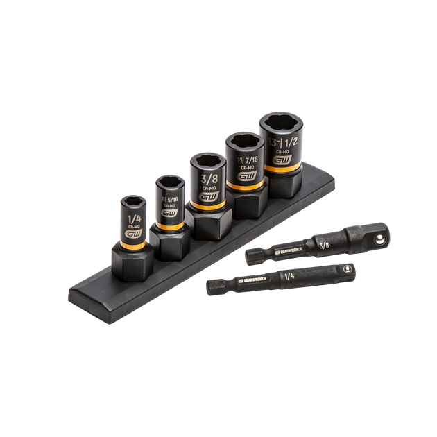 Buy GEARWRENCH Bolt Biter Impact Extraction Socket Set SAE 1/4 & 3/8in ...