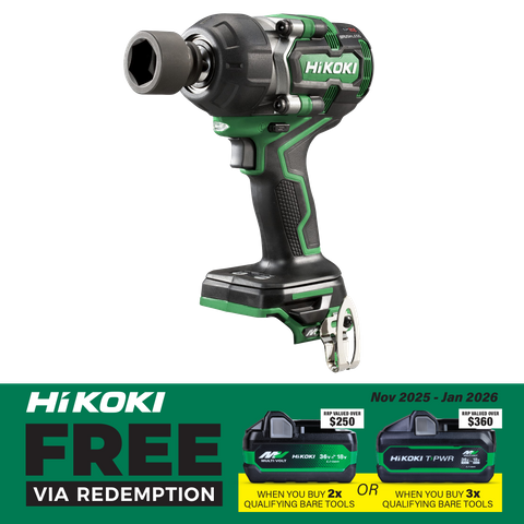 Buy HiKOKI Cordless Impact Wrench Brushless 1/2in 770Nm 36V - Bare Tool ...