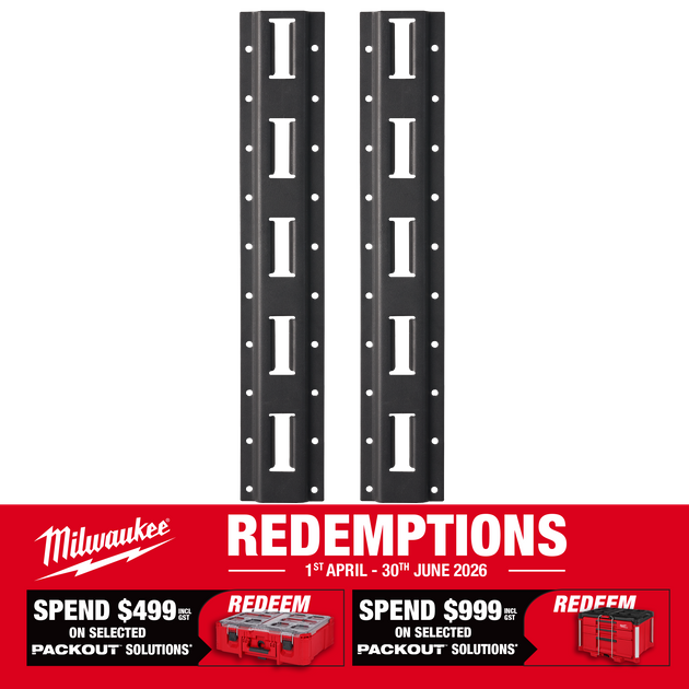 Buy Milwaukee PACKOUT E-Track System Rail 2pc online in New Zealand ...