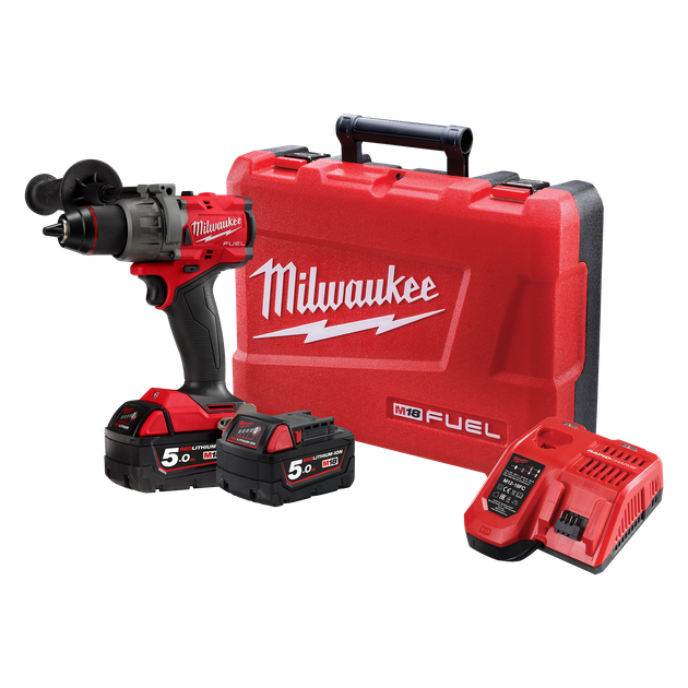 Buy Milwaukee M18 FUEL Cordless Hammer Drill Brushless HD Gen3 18V 5Ah ...