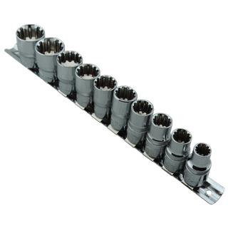Buy ToolShed Spline Socket Set 1 2in Dr 10pc online in New Zealand The ToolShed