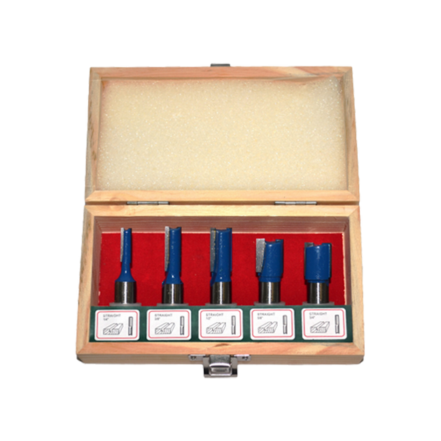 Buy ToolShed Router Bit Set Straight Cut 1/2in 5pc online in New ...