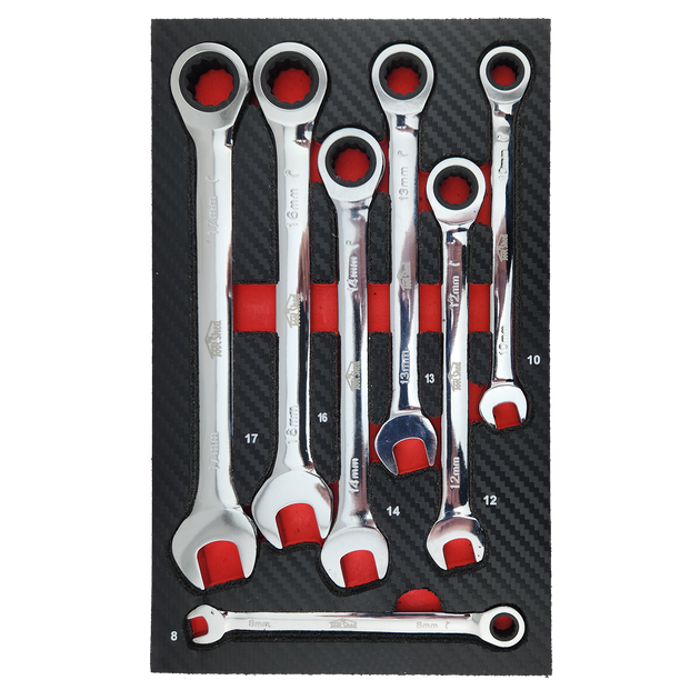 Buy ToolShed Ratcheting Spanner Set 7pc in Foam Insert online in New ...