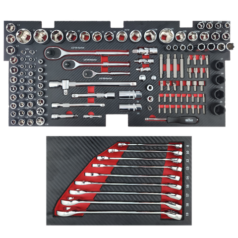 ToolShed Socket and Spanner Set 138pc in Foam Insert