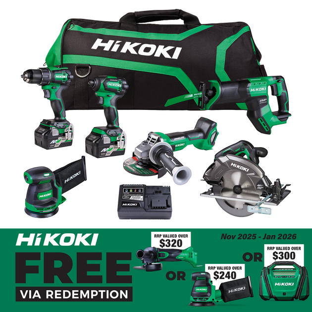 Buy HiKOKI MultiVolt Cordless Combo Kit Brushless 6pc 18V/36V online in ...