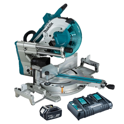 Buy Makita Cordless LXT Brushless Mitre Saw 305mm 36v 5Ah online in New Zealand | The ToolShed