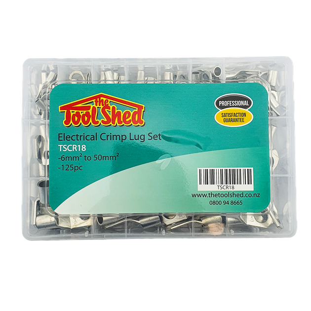 Buy ToolShed Electrical Crimp Lug Set - 125pc online in New Zealand ...