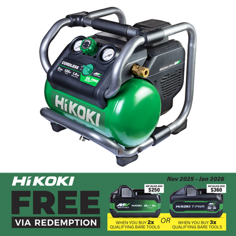 Buy HiKOKI Cordless Compressor Brushless 135PSI 7L 36V - Bare Tool ...