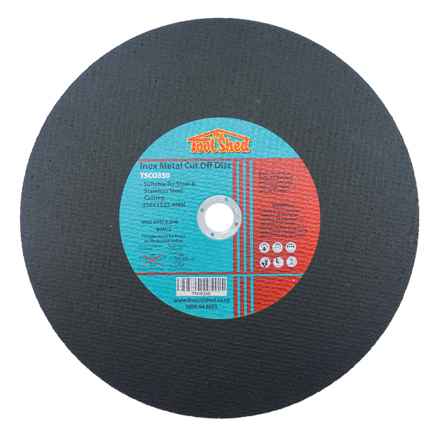 Buy ToolShed Inox Metal Cut Off Disc 350 x 3 x 25.4mm online in New ...