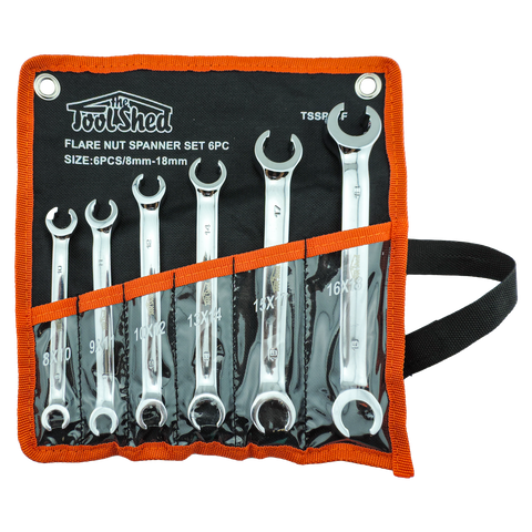 Buy ToolShed Flare Nut Spanner Set 6pc 8-18mm online in New Zealand ...