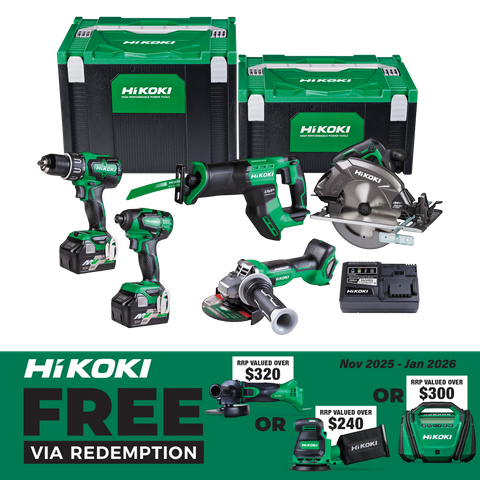 Buy HiKOKI MultiVolt Cordless Combo Kit Brushless 5pc 18/36v online in ...