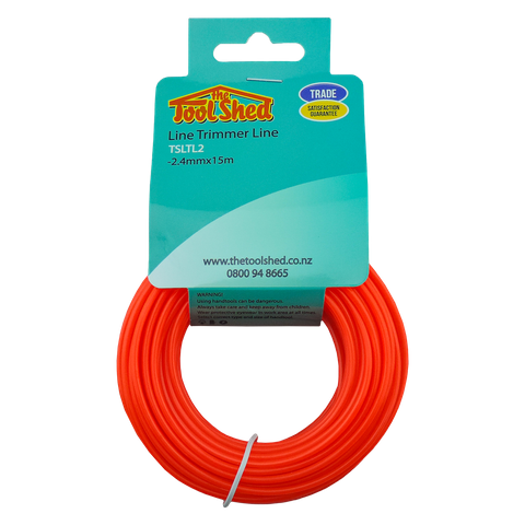 Buy ToolShed Line Trimmer Line 2.4mm x 15m online in New Zealand | The ToolShed