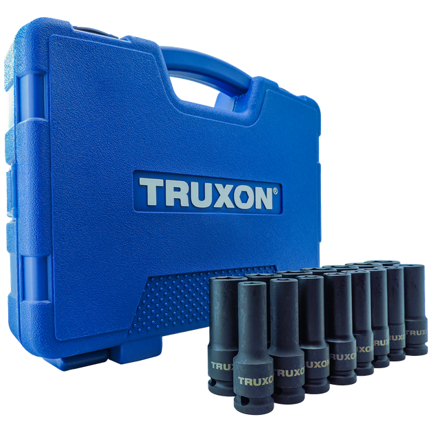 Buy TRUXON 1/2in Dr Metric Deep Impact Socket Set 15pc online in New ...