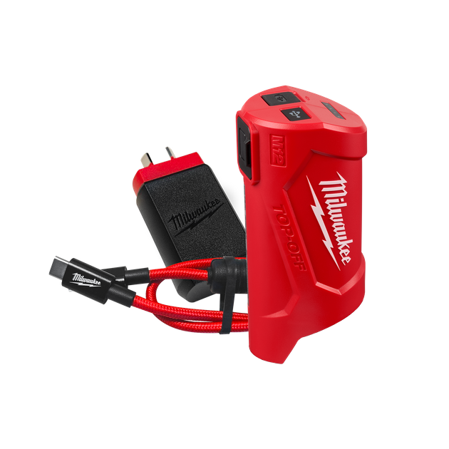 Buy Milwaukee M12 USB-C Travel Charger online in New Zealand | The ToolShed