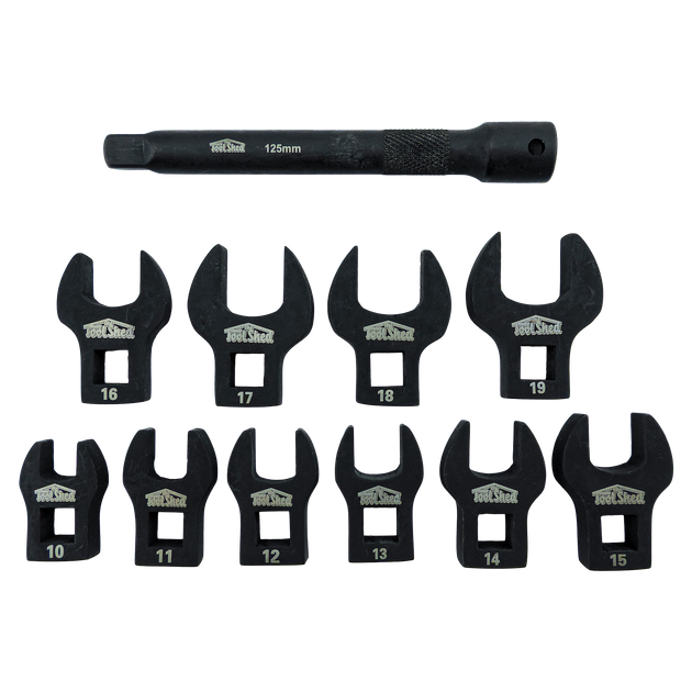 Buy ToolShed Crows Foot Wrench Set 3/8in 10-19mm 11pc online in New ...
