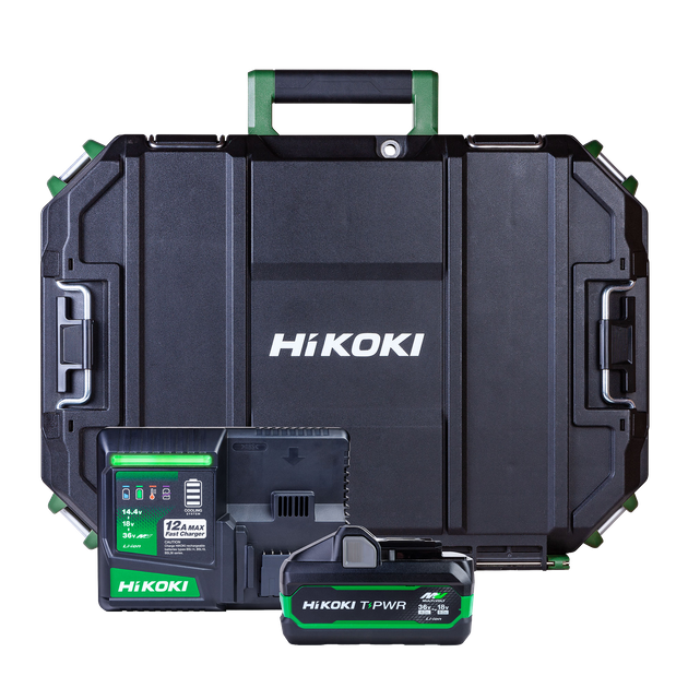 Buy HiKOKI MultiVolt Cordless Starter Kit T-PWR 2160W 36V/4Ah 18V/8Ah ...