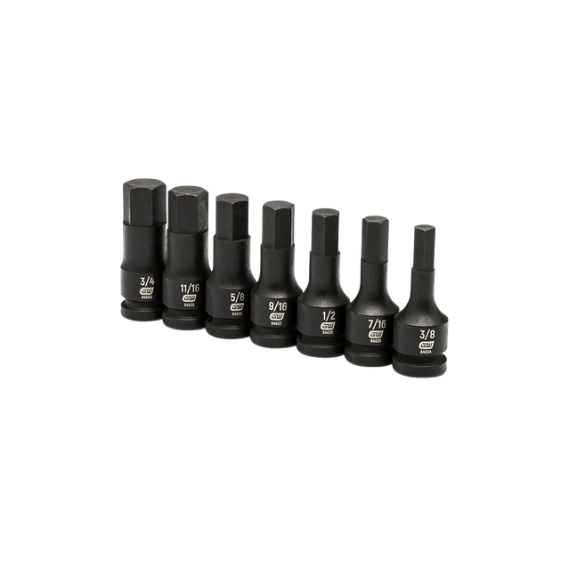 Buy GEARWRENCH Impact Hex Socket Set SAE 1/2in Dr 7Pc online in New Zealand | The ToolShed