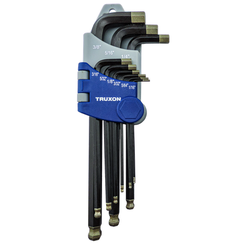 Buy TRUXON Diamond Tipped Imperial Hex Key Set 9pc online in New ...