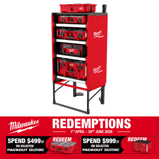 Buy Milwaukee PACKOUT Rack KIT online in New Zealand | The ToolShed