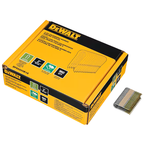 Buy DeWalt Fencing Staples Galv 50mm 960pk online in New Zealand | The ...